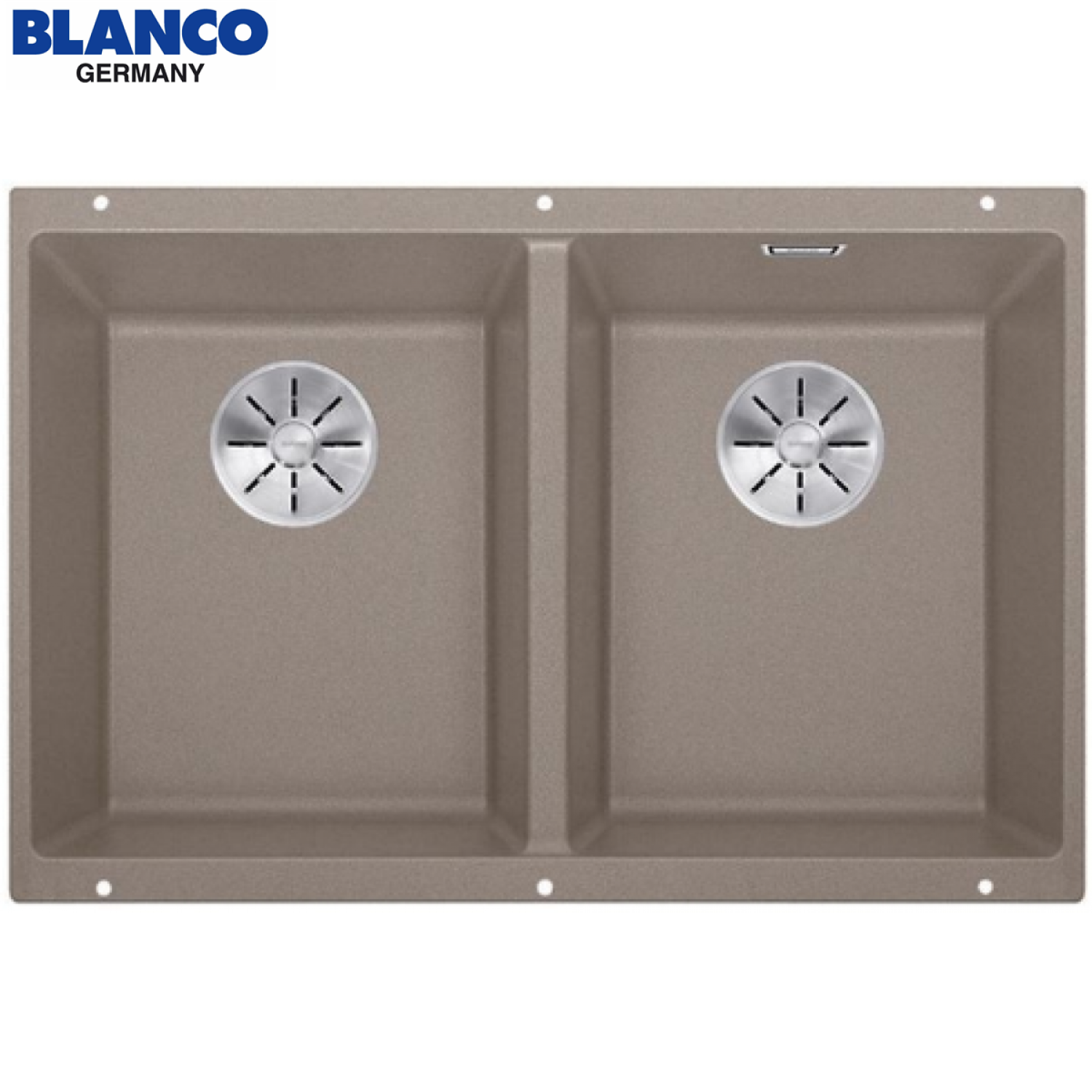 Blanco 523581 SUBLINE350/350-U 80厘米 雙盆昇盤 | JACO 積高